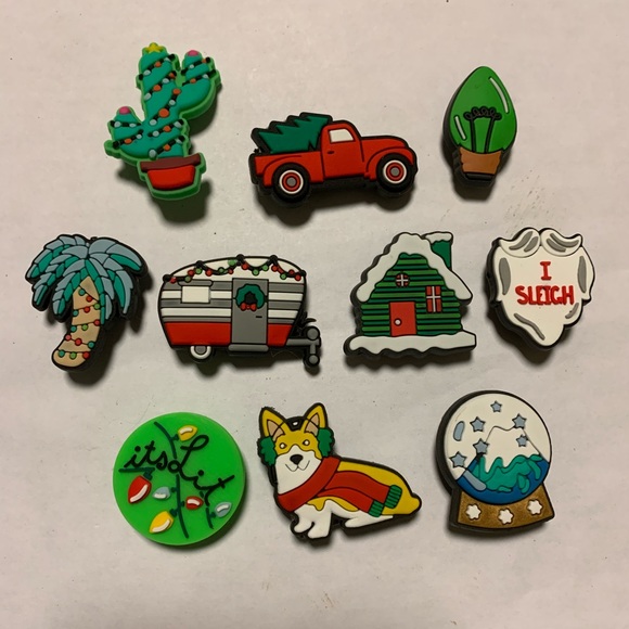 CROCS | Jewelry | Christmas Croc Charm Set | Poshmark